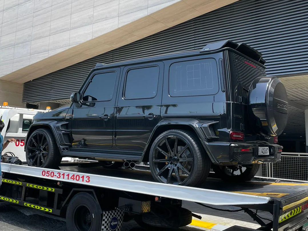 Forged wheels + widebody kit on new G-class W463A W464