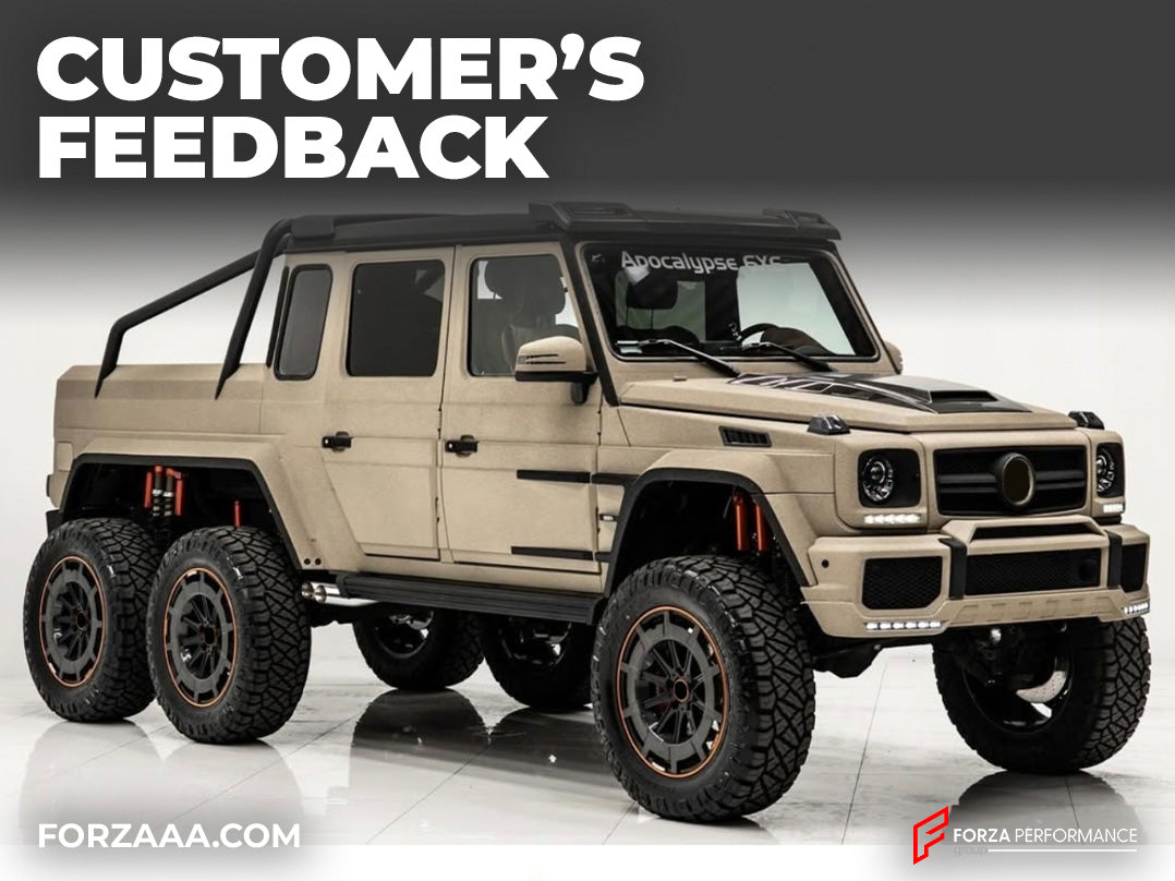 Forged Wheels for MERCEDES-BENZ G-CLASS 6x6 AMG: Customer's Feedback ...