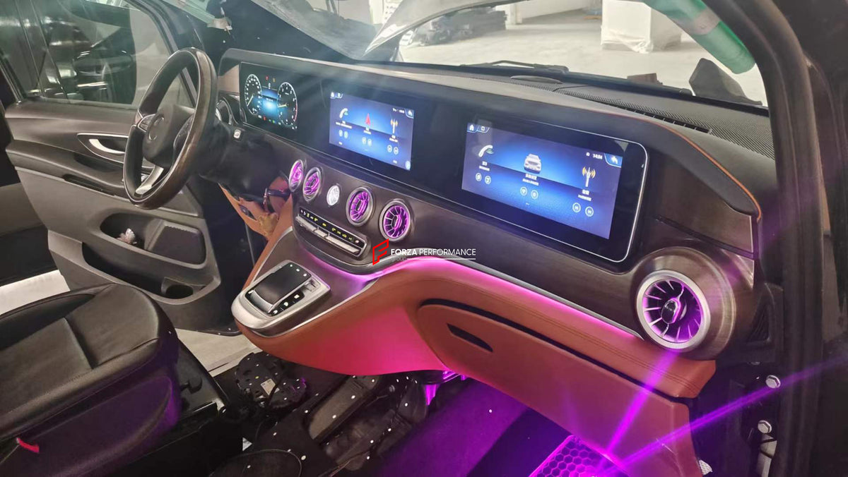 12.3" TRIPLE SCREEN DASHBOARD for MERCEDES-BENZ V-CLASS VITO W447 2015 ...