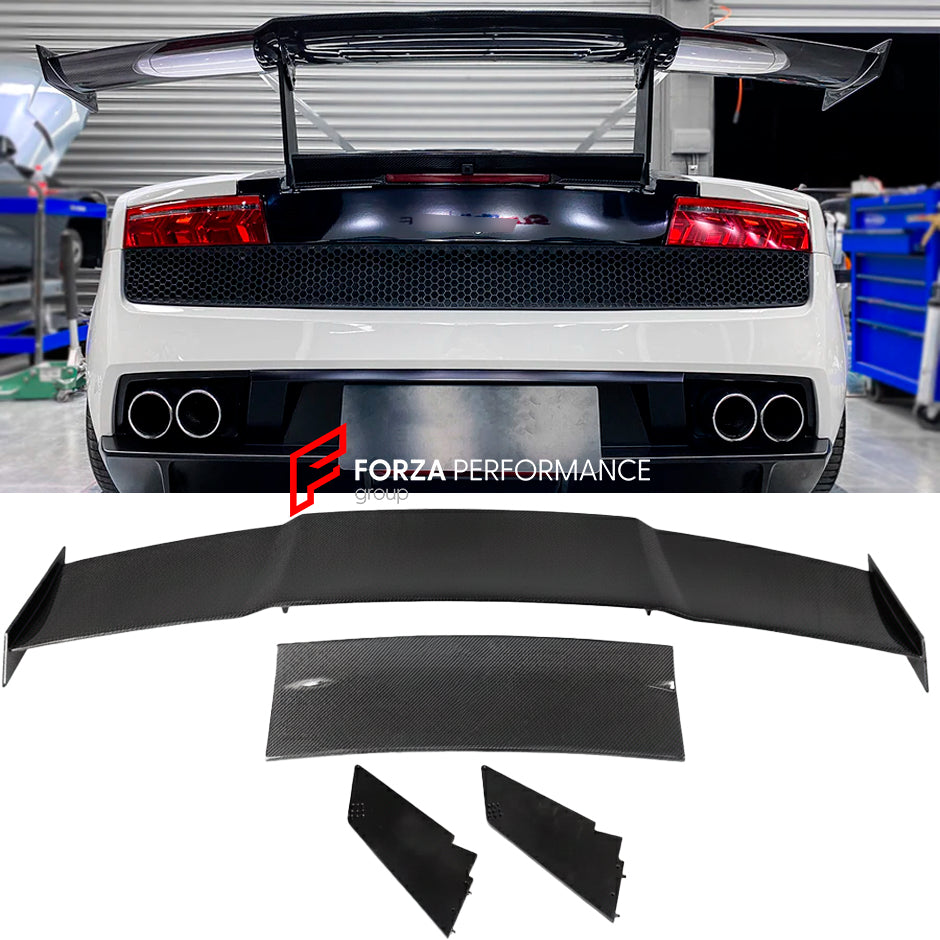 CARBON REAR SPOILER WING for LAMBORGHINI GALLARDO LP550 LP560 LP570 ...