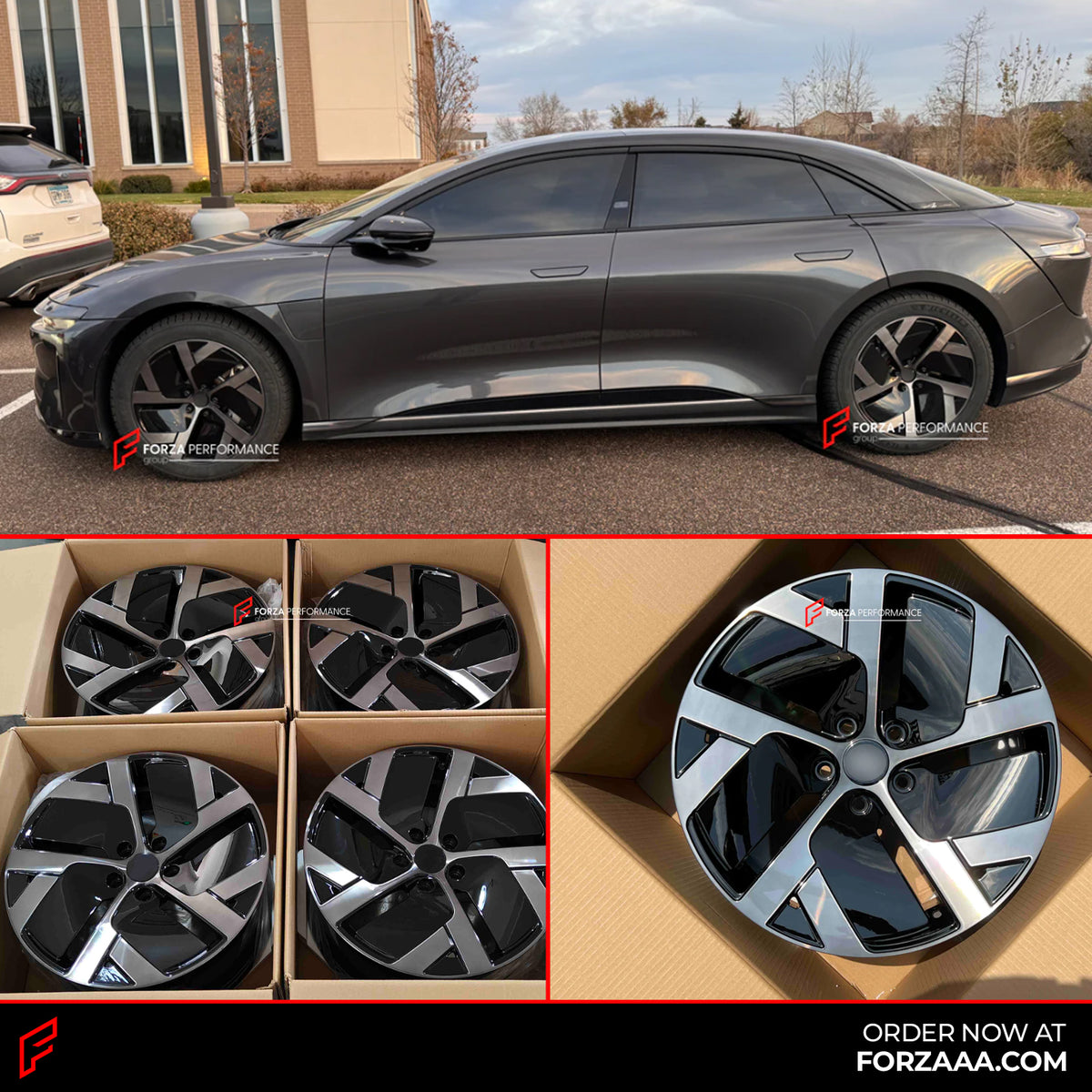 19 INCH FORGED WHEELS RIMS for LUCID AIR 2023 – Forza Performance Group