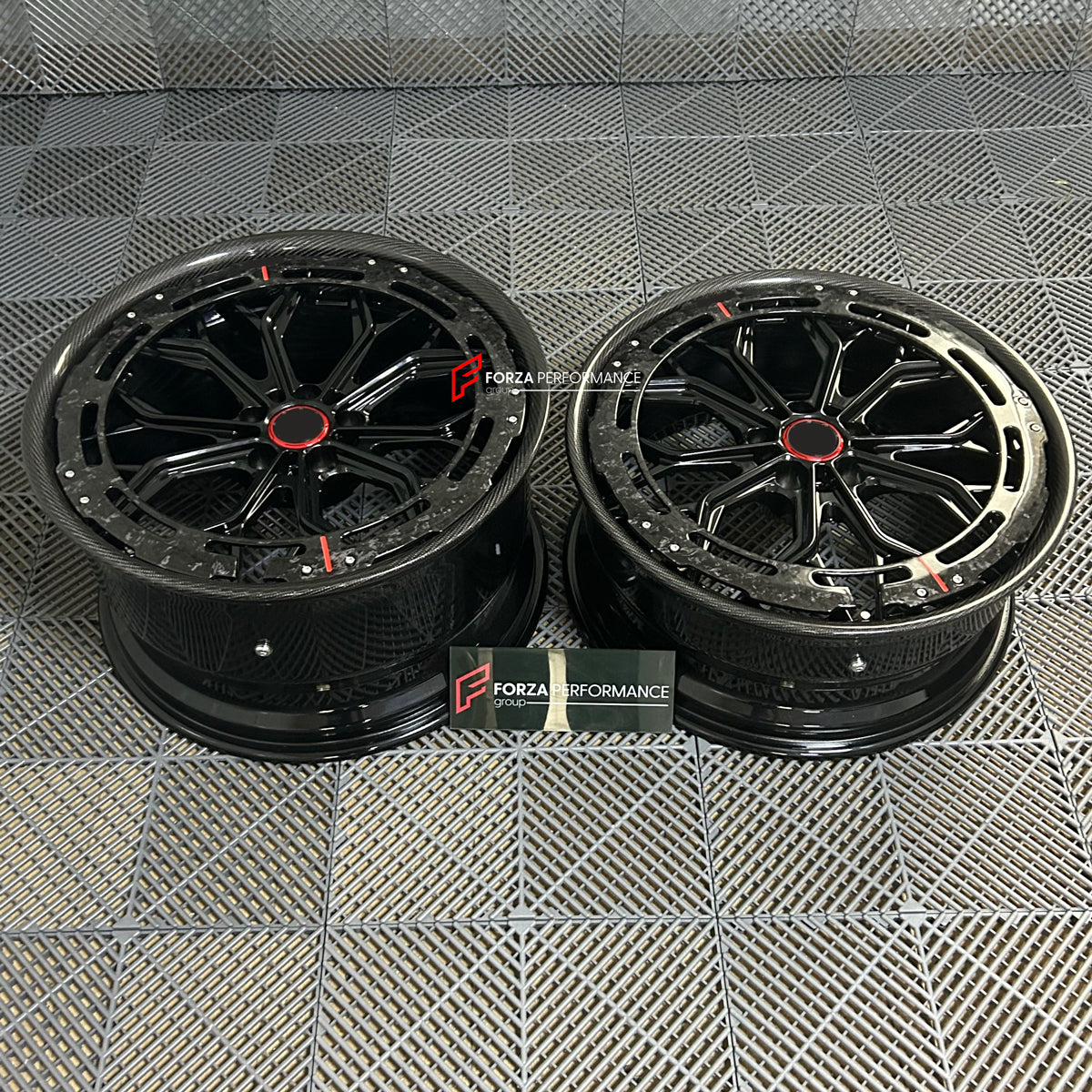 AL13 R80-109R STYLE 20 INCH FORGED WHEELS RIMS WITH AERODISC AERO RING ...