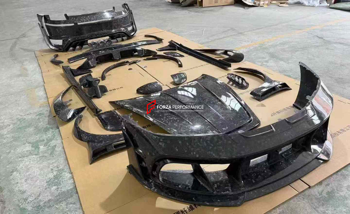 FORGED CARBON BODY KIT for PORSCHE 911 992 CARRERA TURBO S 4S custom ...