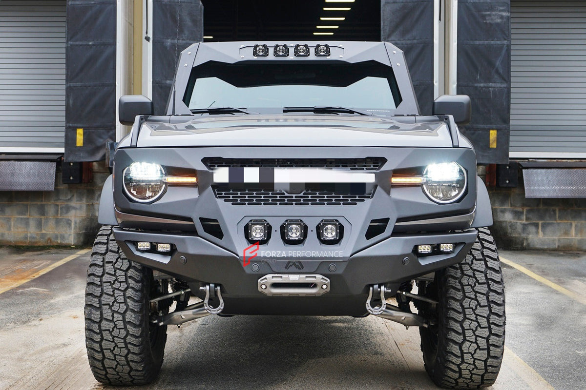 Front Bumper and Windshield Protection for Ford Bronco 2021 2022 2023 ...