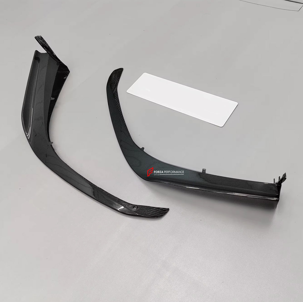 DRY CARBON FRONT CORNER SPLITTERS for FERRARI 296 GTB 2021+ | OEM STYL ...