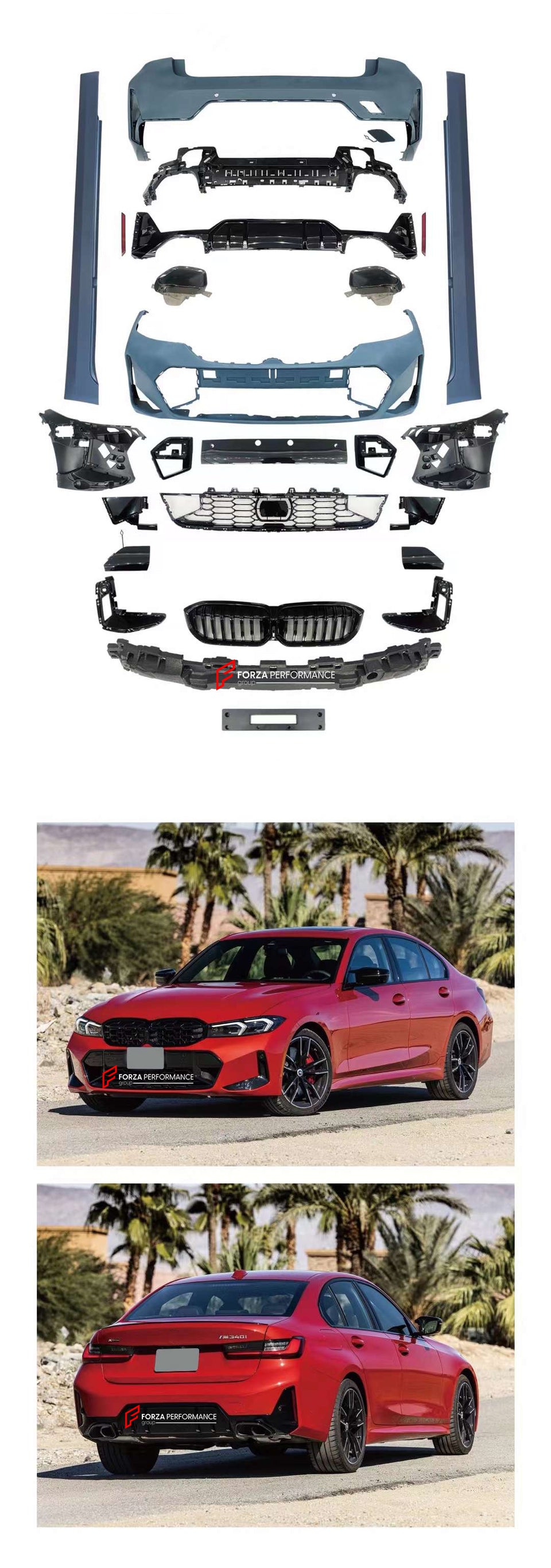 M-TECH BODY KIT for BMW 3 SERIES G20 LCI 2023 - 2024