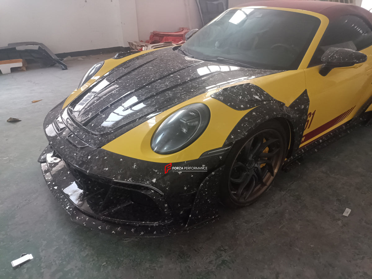FORGED CARBON BODY KIT for PORSCHE 911 992 CARRERA TURBO S 4S custom ...