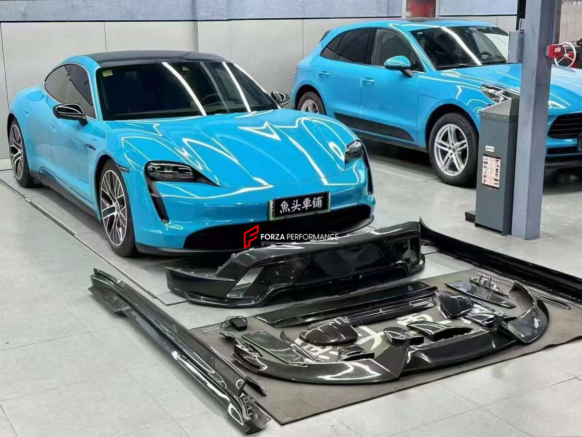 FORGED CARBON BODY KIT for PORSCHE TAYCAN custom fit MANSORY – Forza ...