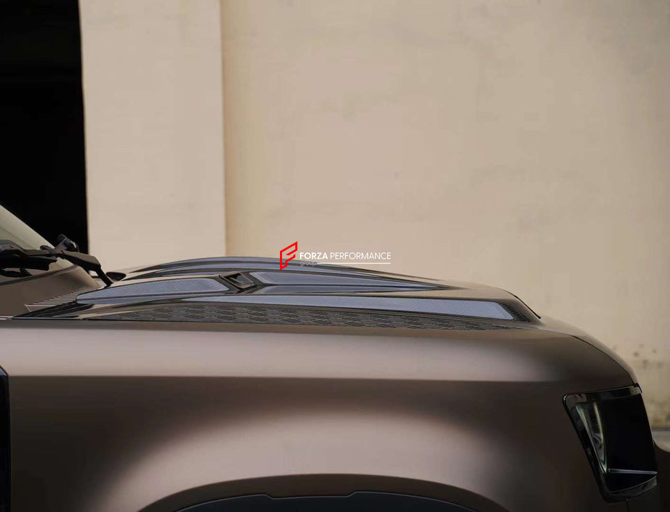 ROCK STYLE DRY CARBON HOOD for LAND ROVER DEFENDER L663 2021+