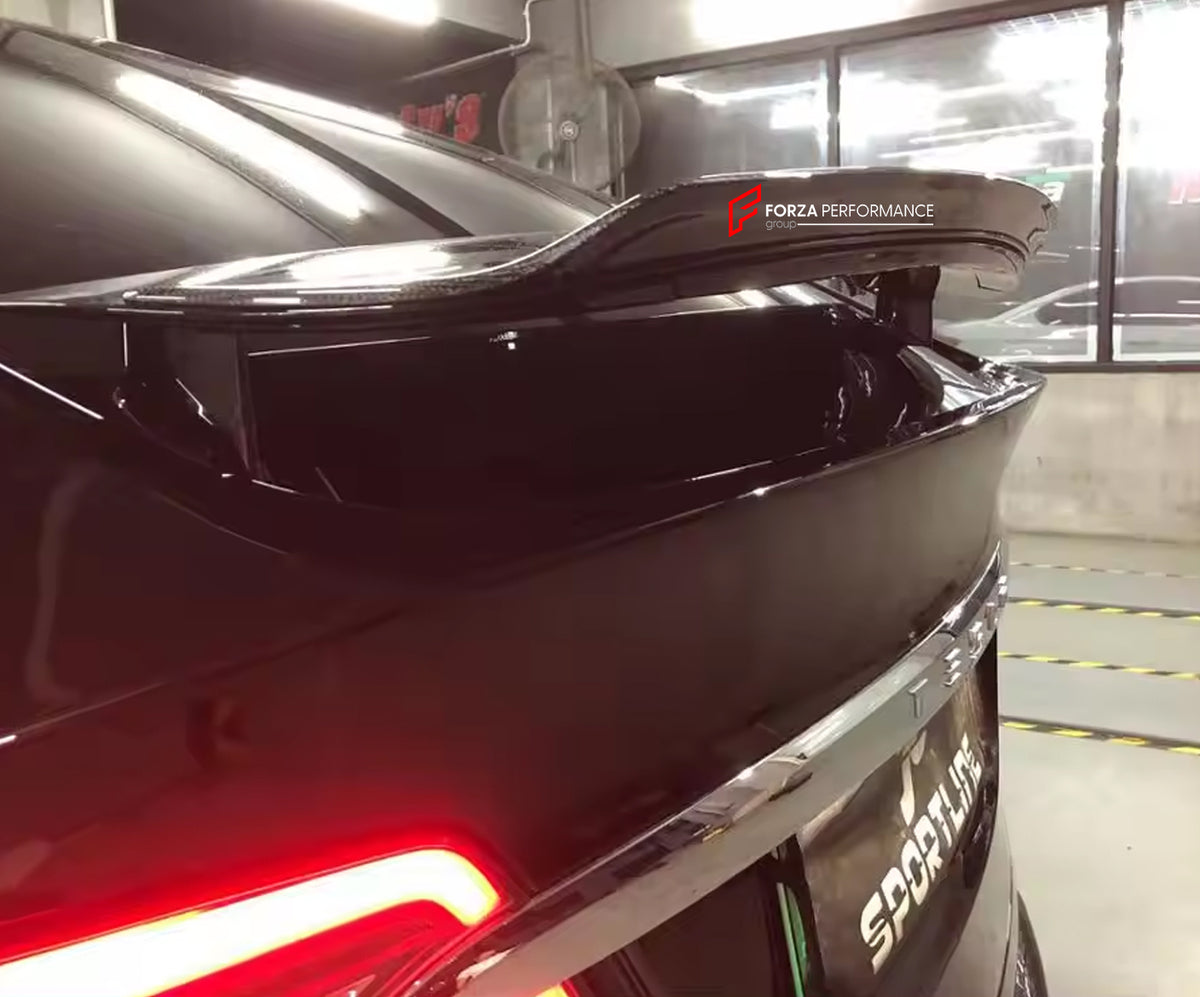 Carbon Fiber Spoiler for Tesla Model X P90 75D P100 2016 - 2018 – Forza ...