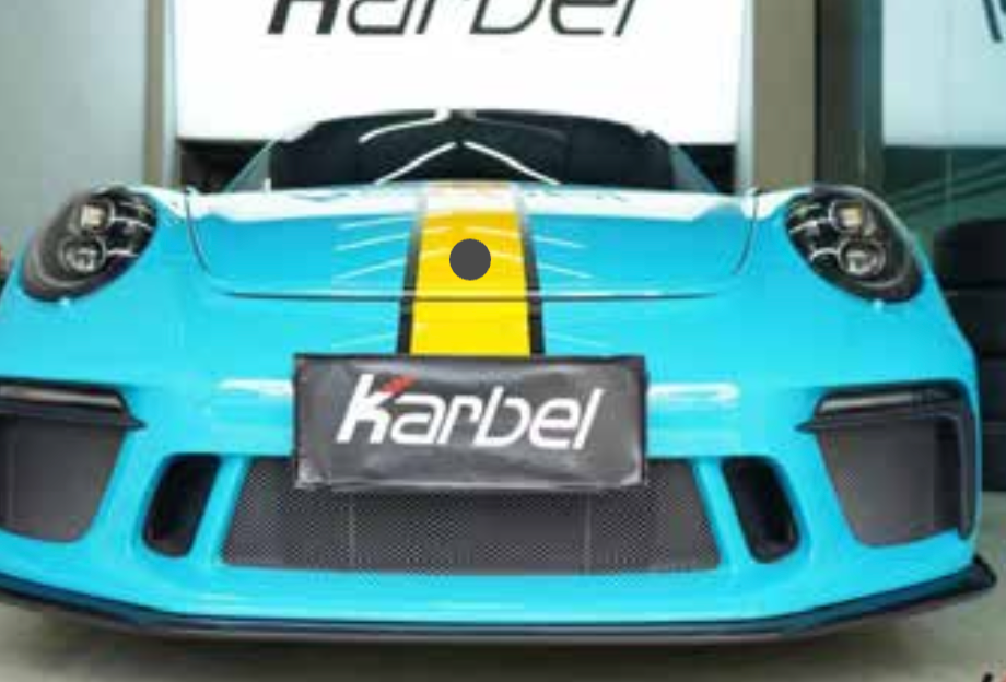 AUTHENTIC KARBEL CARBON FRONT LIP for PORSCHE 911 991.2 GT3 2015 - 202 ...