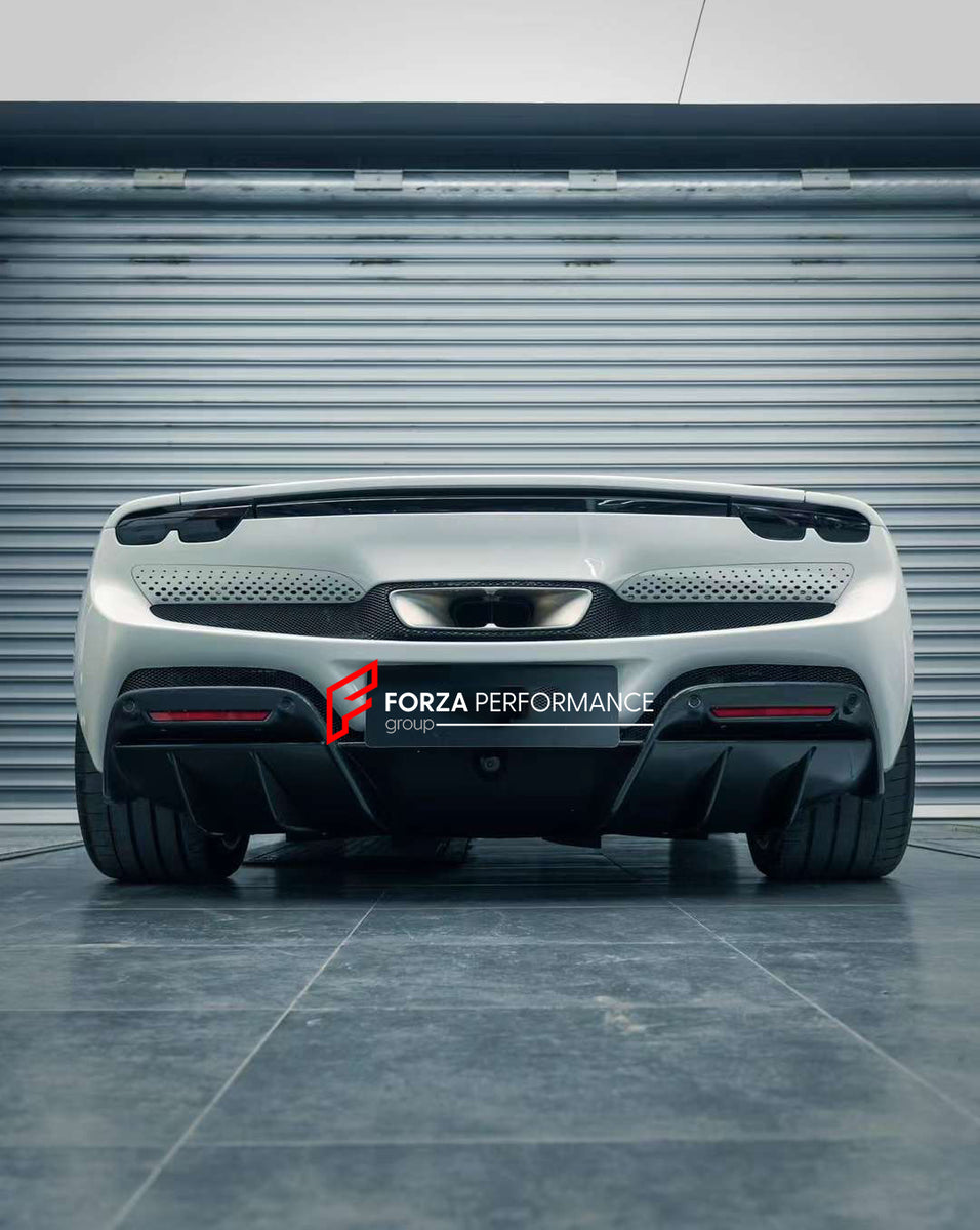 AUTHENTIC DARWINPRO DRY CARBON REAR DIFFUSER for FERRARI 296 GTB ...