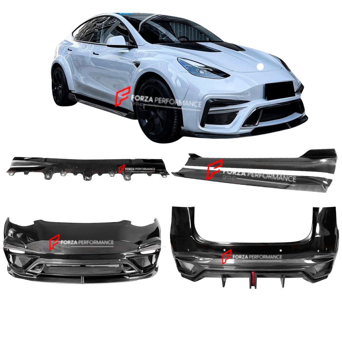 AUTHENTIC IMP PERFORMANCE WIDE BODY KIT for TESLA MODEL Y – Forza ...