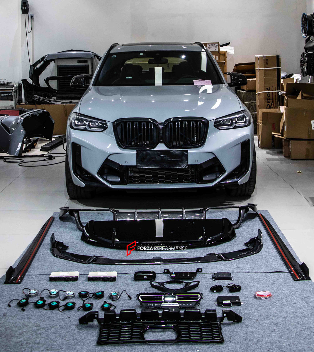 FORGED CARBON BODY KIT FOR BMW X3M F97 LCI 2021+ – Forza Performance Group