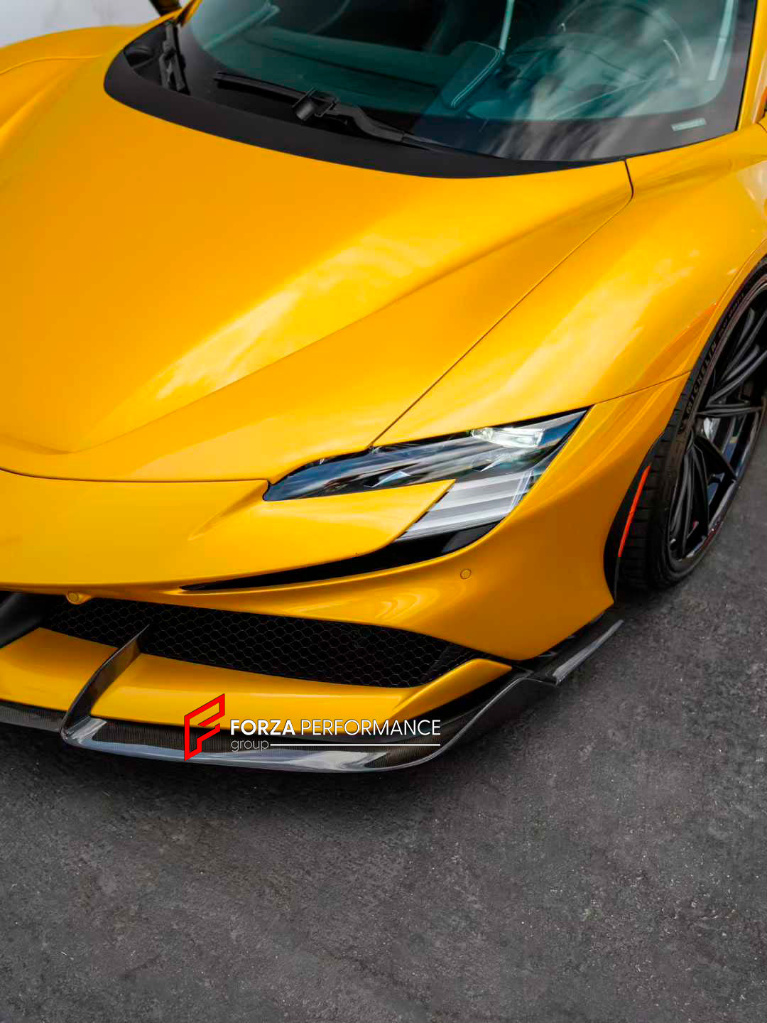 FORZA PERFORMANCE CARBON BODY KIT for FERRARI SF90 SPIDER custom fit ...