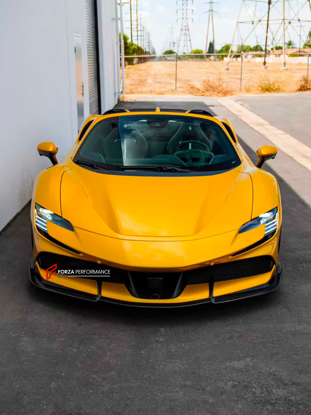 FORZA PERFORMANCE CARBON BODY KIT for FERRARI SF90 SPIDER custom fit ...