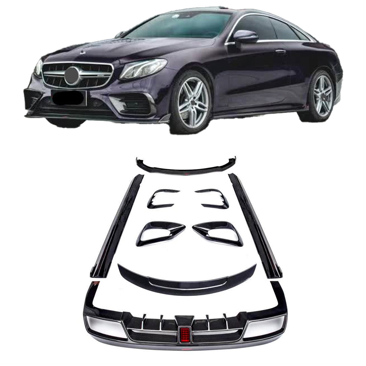 CARBON BODY KIT for MERCEDES-BENZ C-CLASS C238 C63 E63 2018+