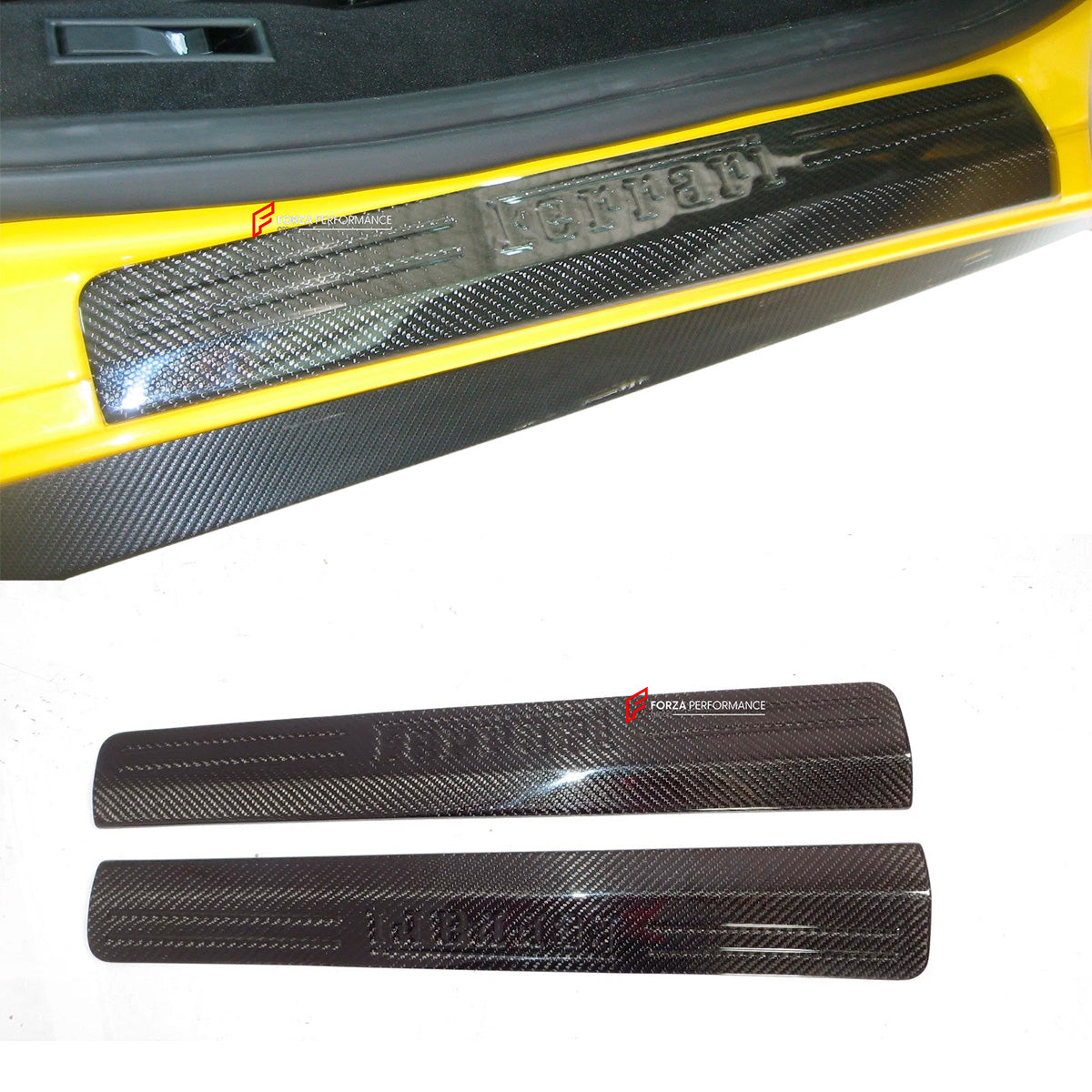 CARBON DOOR SILLS for FERRARI 458 ITALIA SPIDER 2009 - 2015