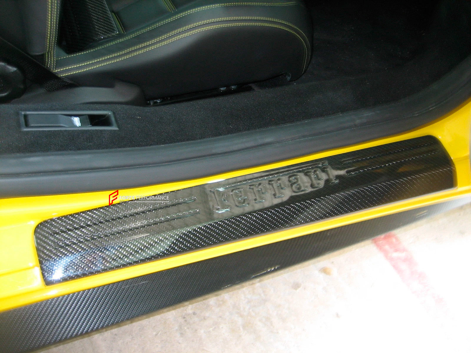 CARBON DOOR SILLS for FERRARI 458 ITALIA SPIDER 2009 - 2015