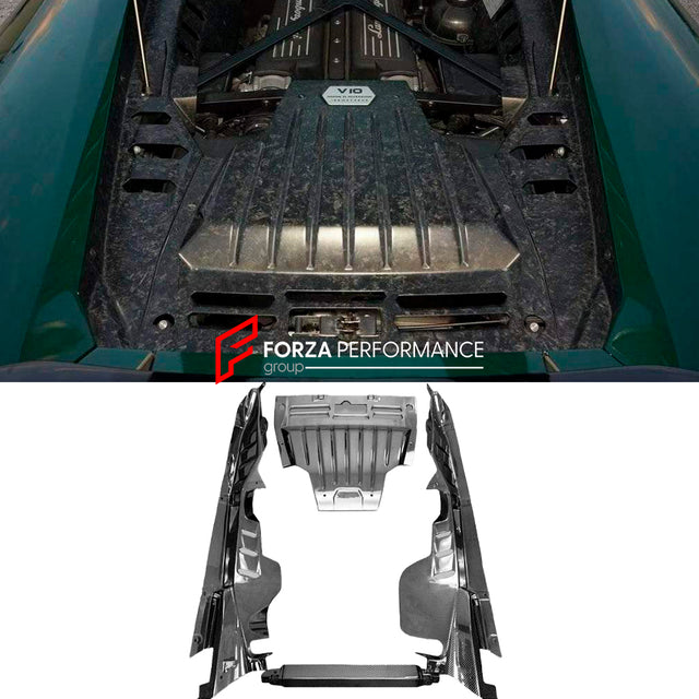 CARBON ENGINE BAY PANEL SET for LAMBORGHINI HURACAN LP610 2014 - 2019