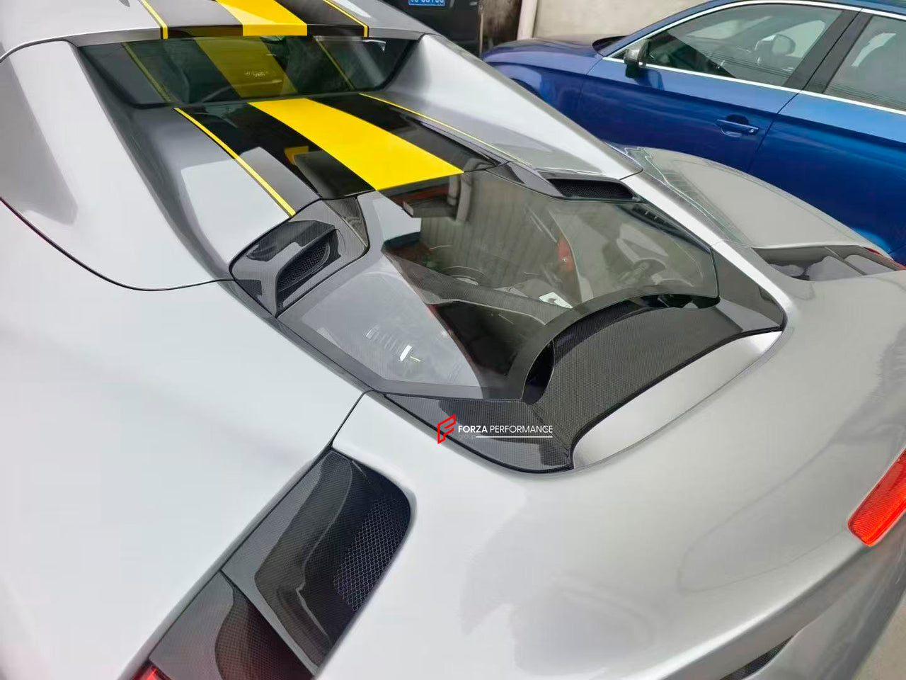 CARBON ENGINE COVER for FERRARI 488 SPIDER 2015 - 2019
