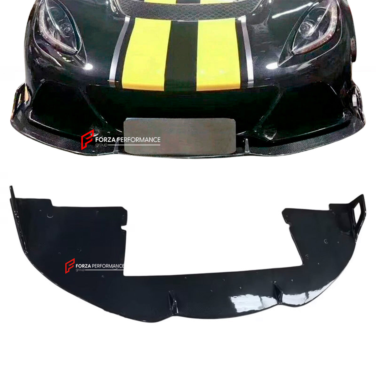 CARBON FRONT LIP for LOTUS EXIGE S3 2011 - 2021