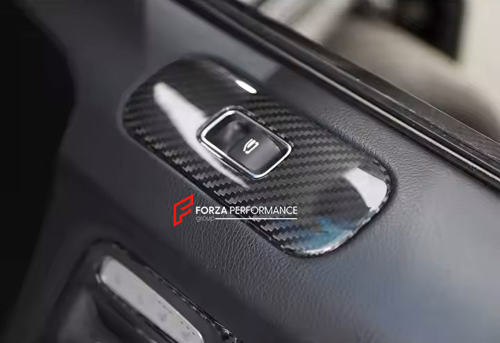 CARBON GLASS LIFT SWITCH FRAME TRIM for MERCEDES-BENZ G-CLASS G450 G35 ...