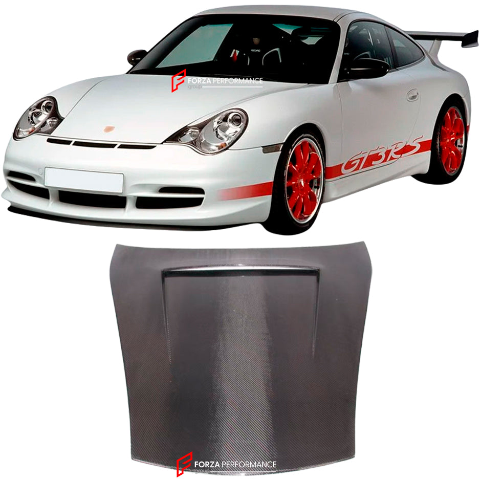 CARBON HOOD BONNET for PORSCHE 996 GT3 RS 2004