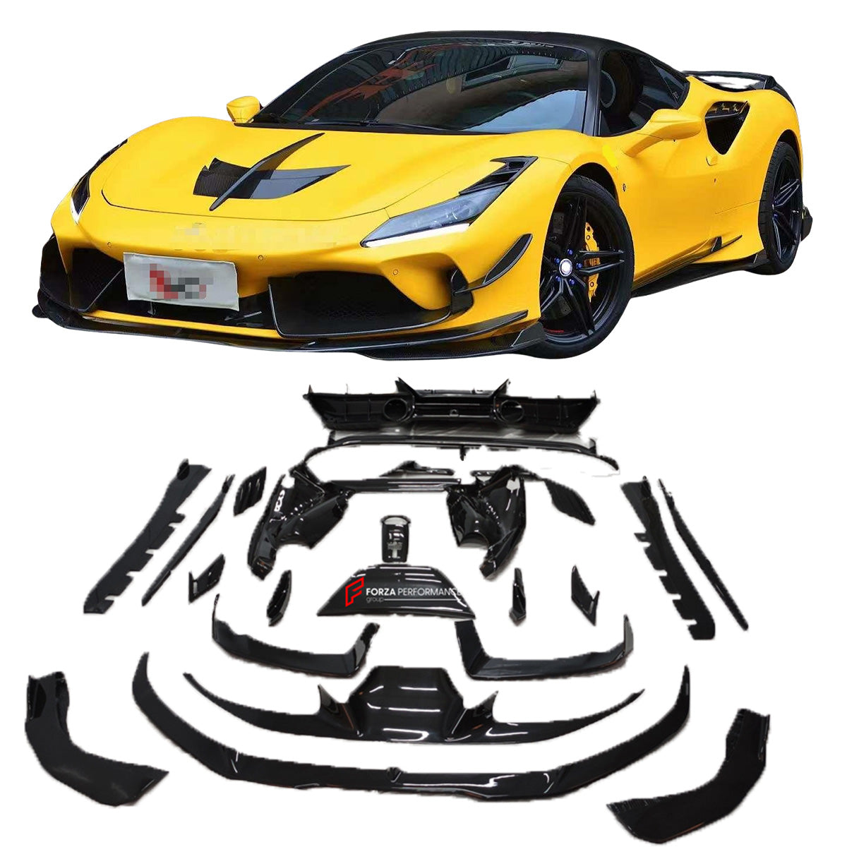 CARBON FIBER BODY KIT for FERRARI F8 TRIBUTO