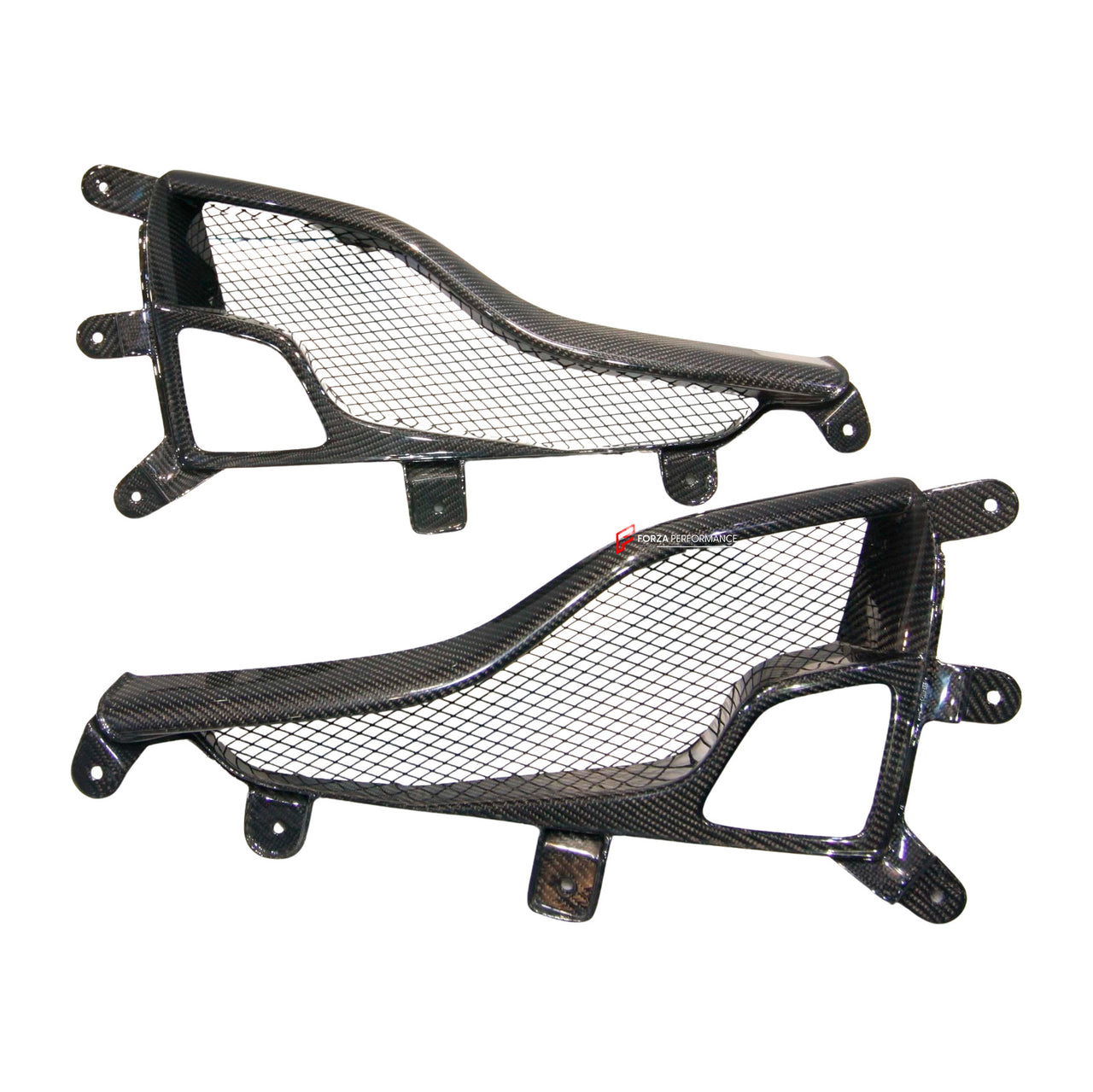 CARBON REAR FOG LIGHT SURROUND COVER for FERRARI 458 ITALIA 2009 - 201