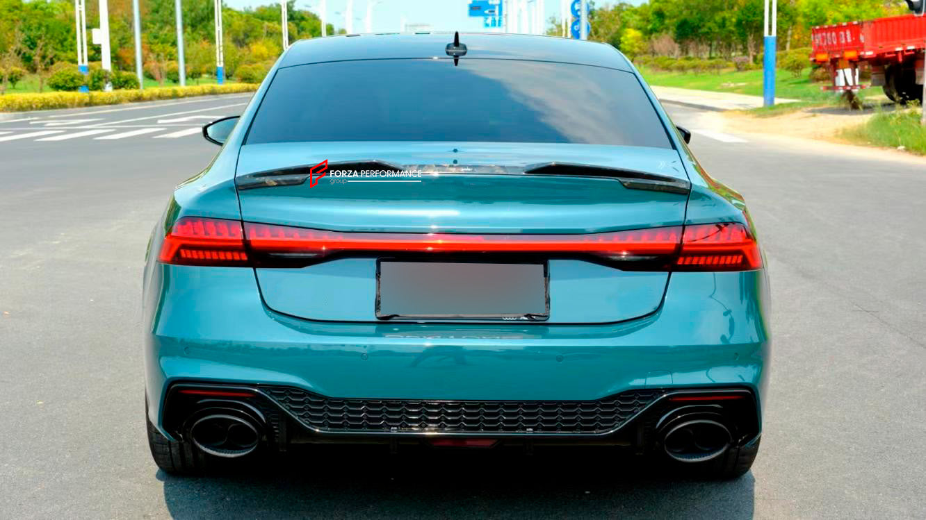 CARBON REAR SPOILER for AUDI A7L 2019 - 2024