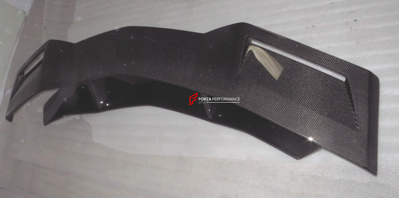CARBON REAR SPOILER WITH BASE for LAMBORGHINI AVENTADOR LP700 2011 - 2