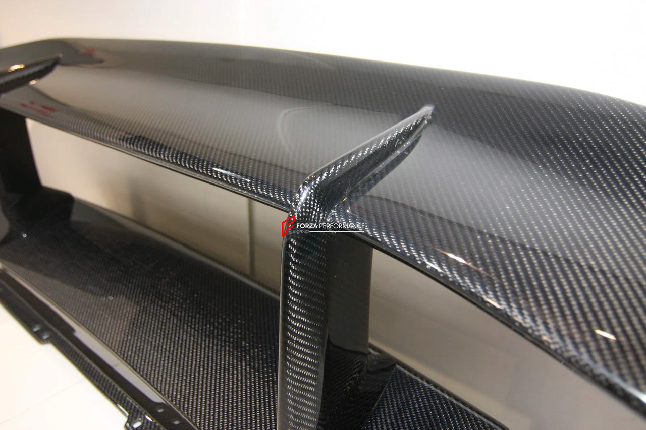 CARBON REAR SPOILER WITH BASE for LAMBORGHINI HURACAN LP580 LP610 SPYD