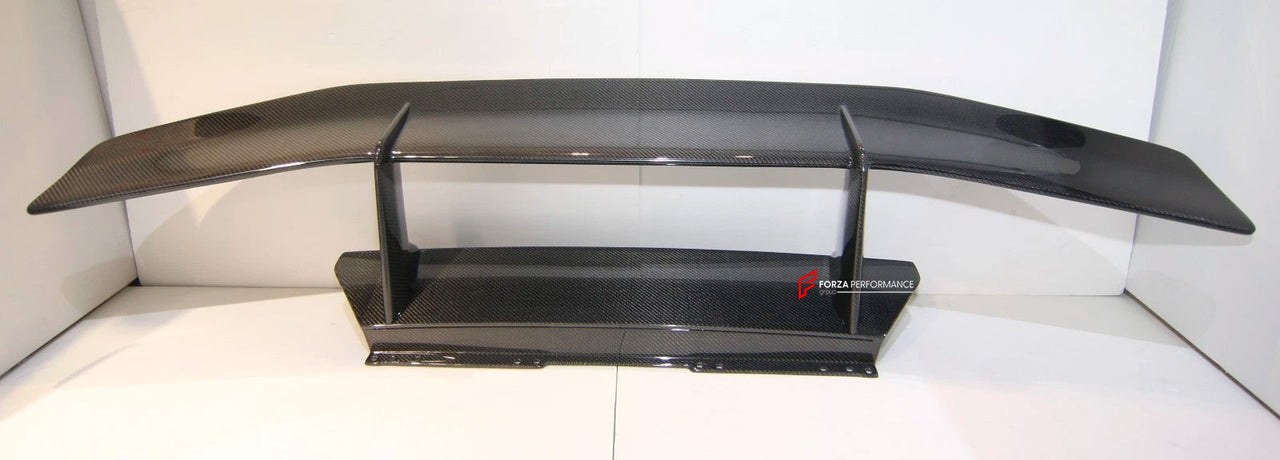 CARBON REAR SPOILER WITH BASE for LAMBORGHINI HURACAN LP580 LP610 SPYD