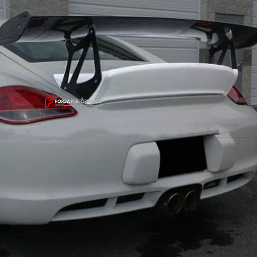 CARBON REAR WING SPOILER for PORSCHE CAYMAN 987.1 987.2 2005 - 2013