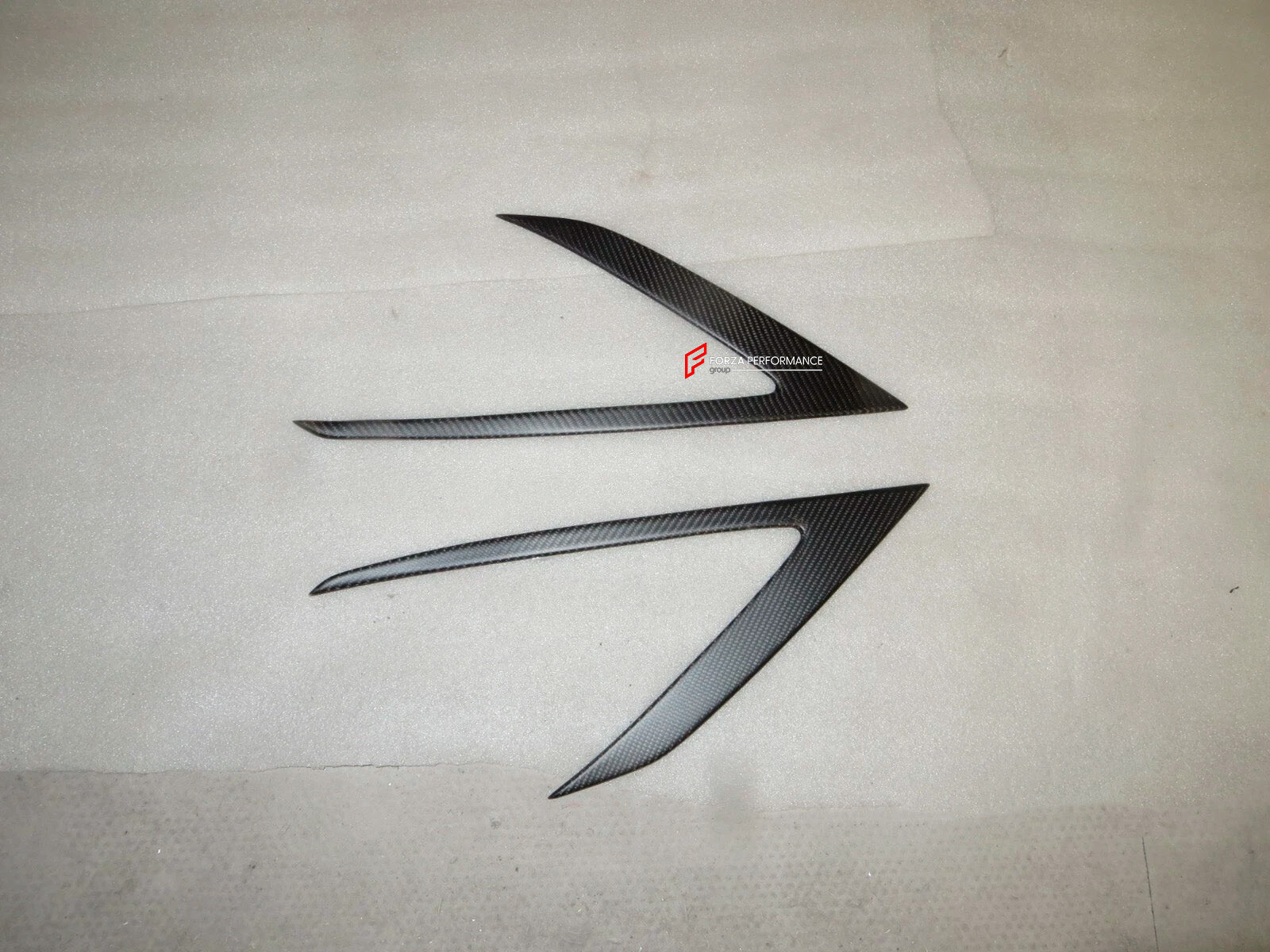 CARBON SIDE SKIRT AIR SCOOP TRIMS for LAMBORGHINI HURACAN LP580 LP610