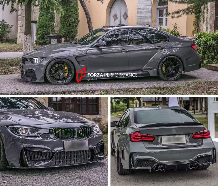 CARBON WIDE BODY KIT for BMW 3 SERIES F30 2012 - 2019
