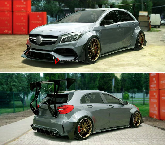 CARBON WIDE BODY KIT for MERCEDES BENZ A45 AMG W177 2019 - 2022