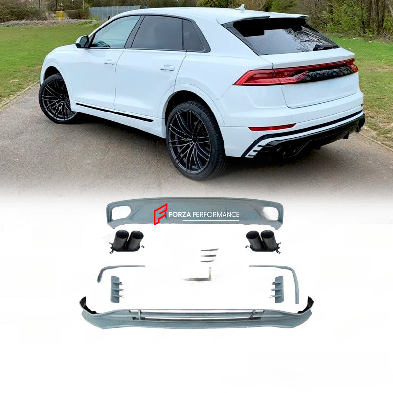 CONVERSION AERO BODY KIT for AUDI Q8 4M 2019 - 2023 UPGRADE to AUDI RS ...