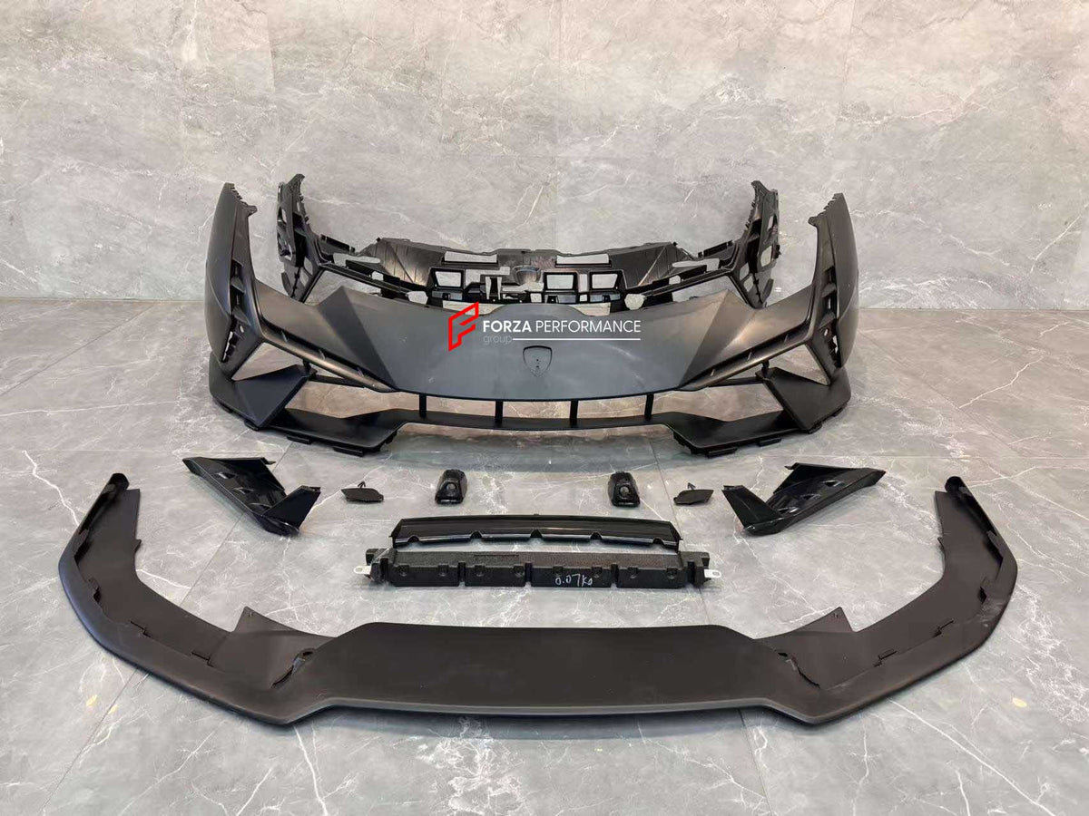 CONVERSION FRONT BUMPER WITH HEADLIGHTS FOR LAMBORGHINI HURACAN LP580 ...