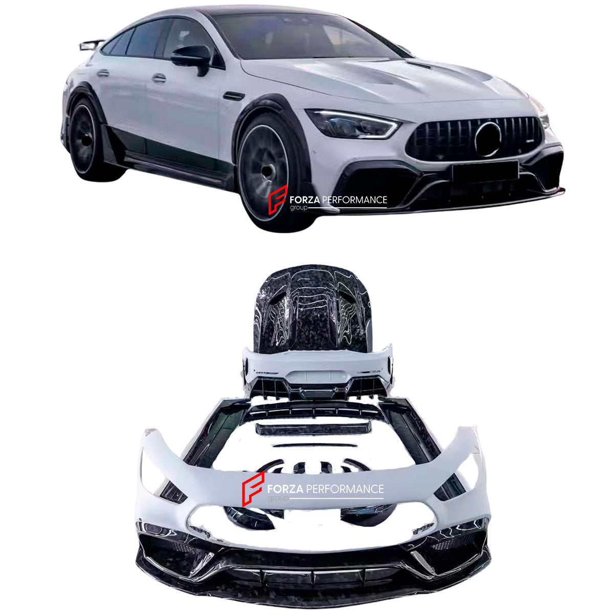 CONVERSION BODY KIT for MERCEDES BENZ AMG GT4 X290 GT50 GT53 GT63S GT4