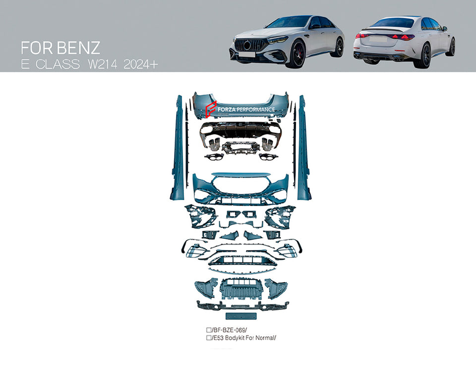 CONVERSION BODY KIT for MERCEDES BENZ E CLASS W214 E350 E450 2023+ UPG