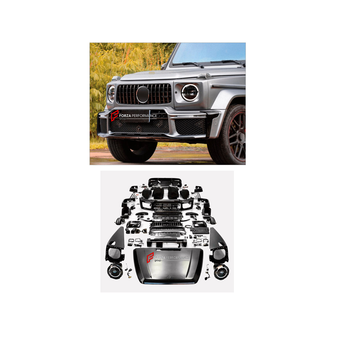 CONVERSION BODY KIT for MERCEDES-BENZ G-CLASS W463 2008 - 2018 UPGRADE ...