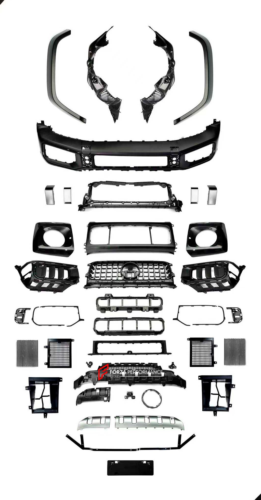 CONVERSION BODY KIT for MERCEDES BENZ G CLASS W465 2024+ to G63 W465 A