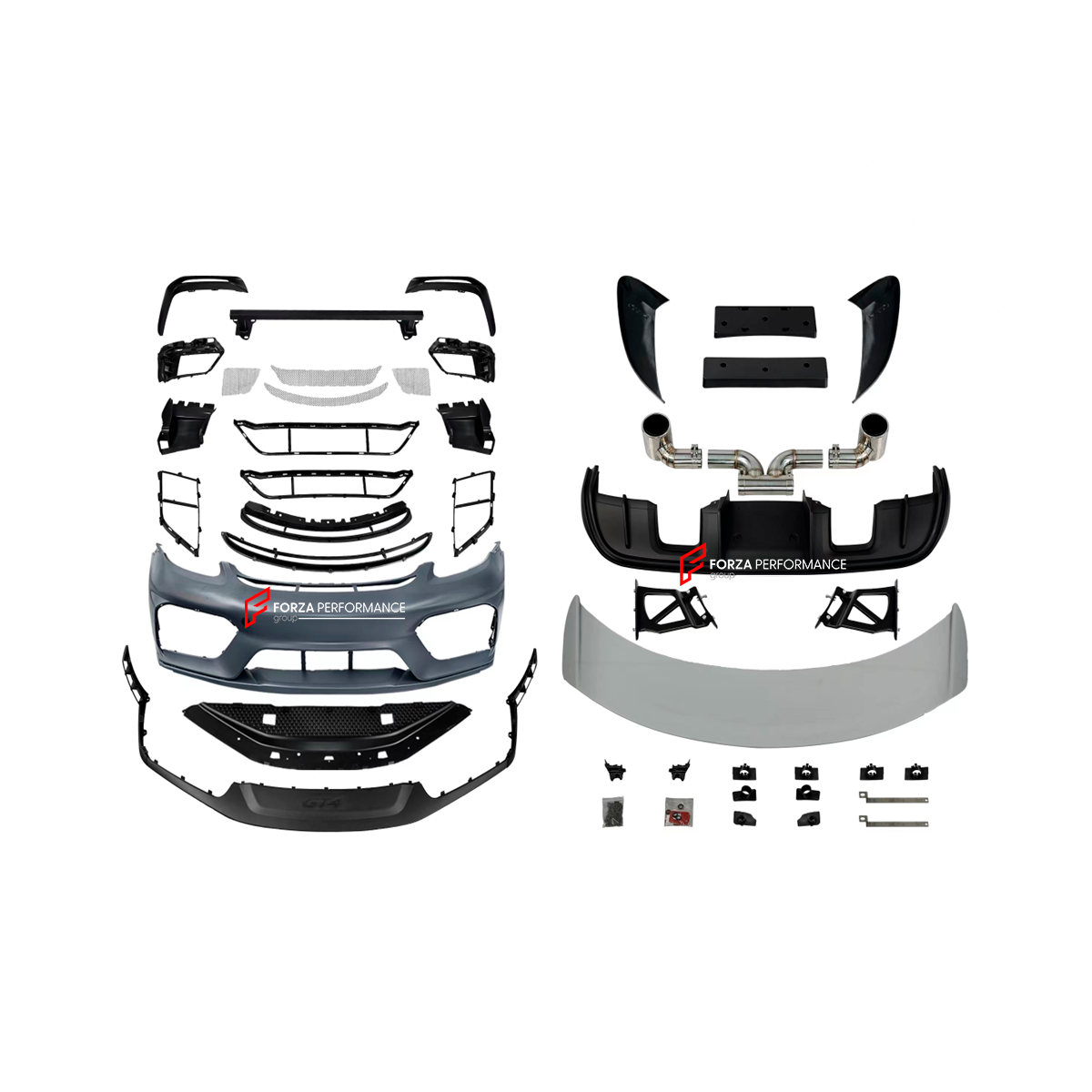 CONVERSION BODY KIT for PORSCHE 718 982 BOXSTER CAYMAN UPGRADE to GT4 ...