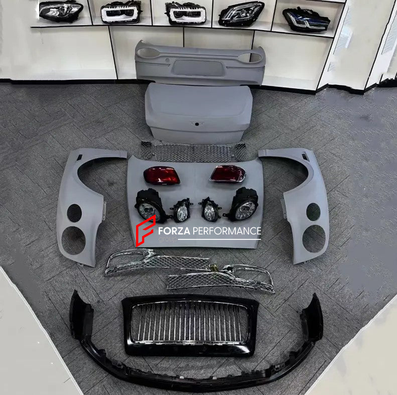 CONVERSION BODY KIT FOR BENTLEY FLYING SPUR 2005-2019 UPGRADE TO 3 GEN ...