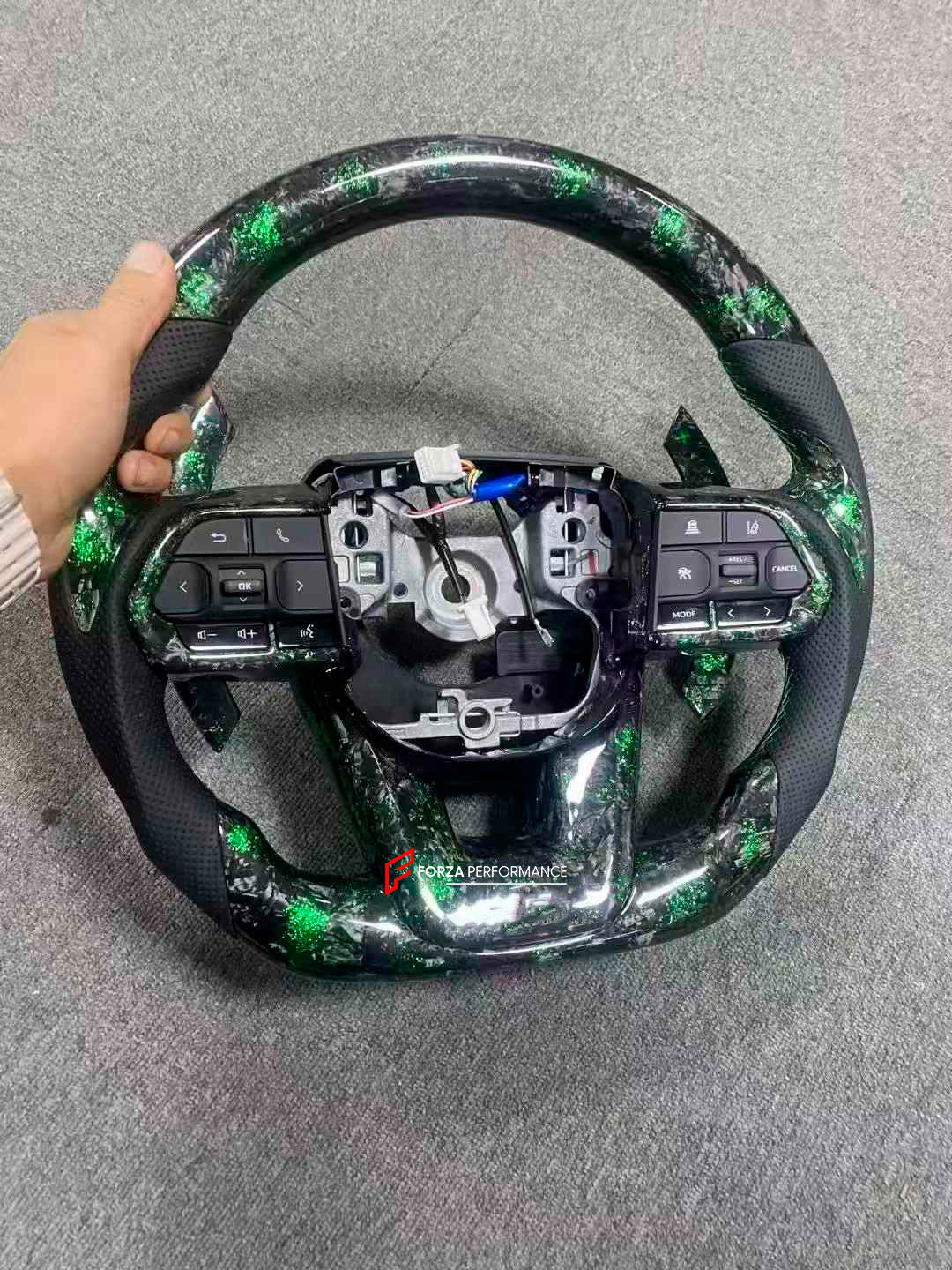 CUSTOM STEERING WHEEL for TOYOTA LAND CRUISER 300 LC300 GR SPORT 2021 ...
