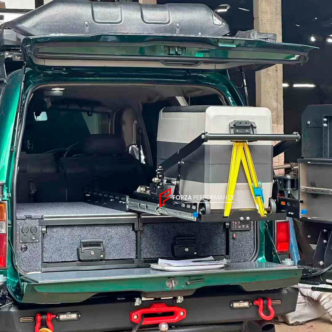 DRAWER and DROP DOWN SLIDER CARGO STORAGE KIT for TOYOTA LAND CRUISER ...
