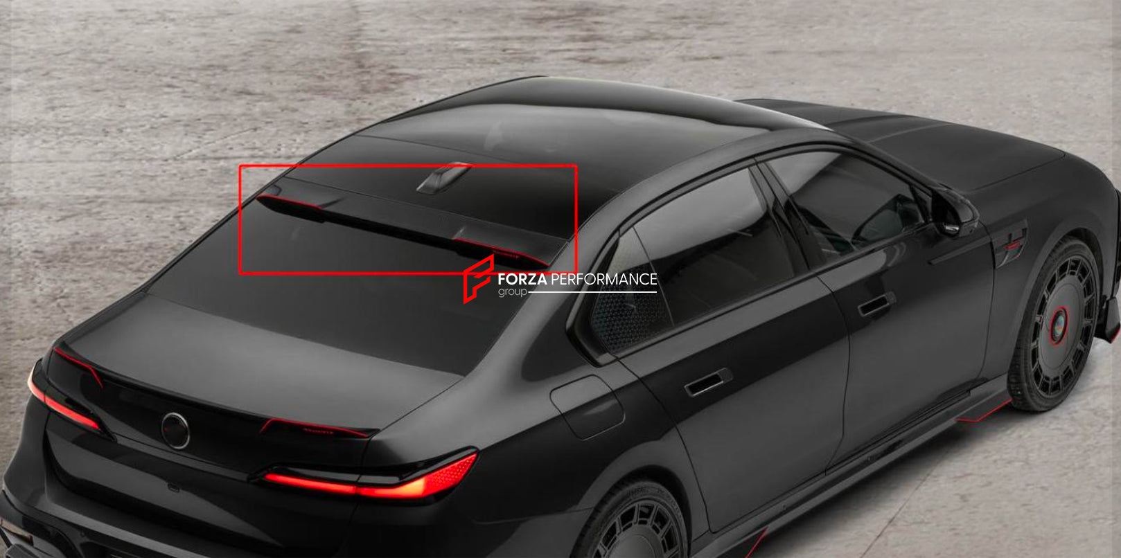 MANSORY STYLE DRY CARBON ROOF SPOILER for BMW 7 SERIES G70 2022+