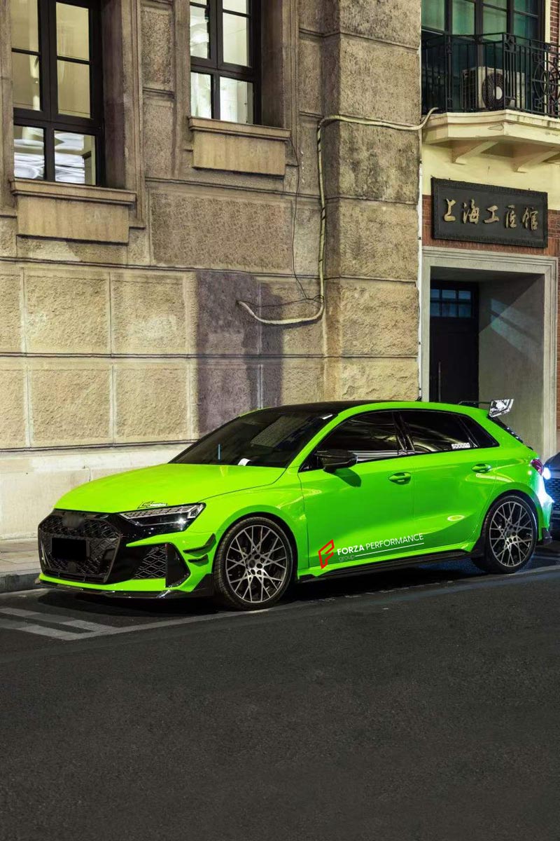 DRY CARBON BODY KIT FOR AUDI RS3 8Y 2024+ FORZA PERFORMANCE Custom fit ...